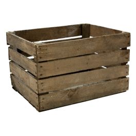 Houten decoratie krat